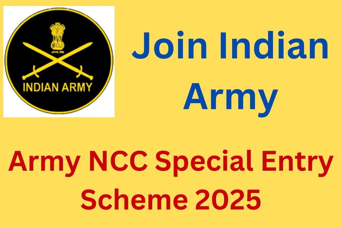Army NCC Special Entry Scheme 2025: 58th Course Notification and Online ...