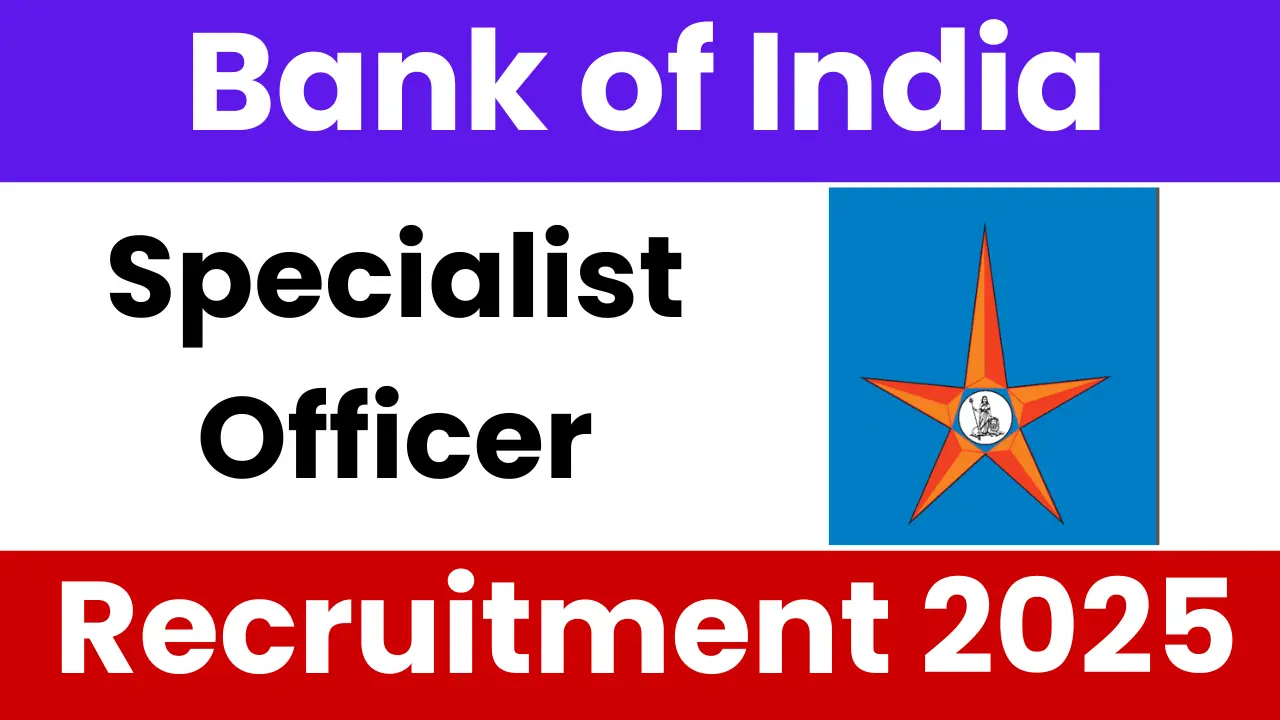Bank of India SO Recruitment 2025: Exam Date & Admit Card Released ...