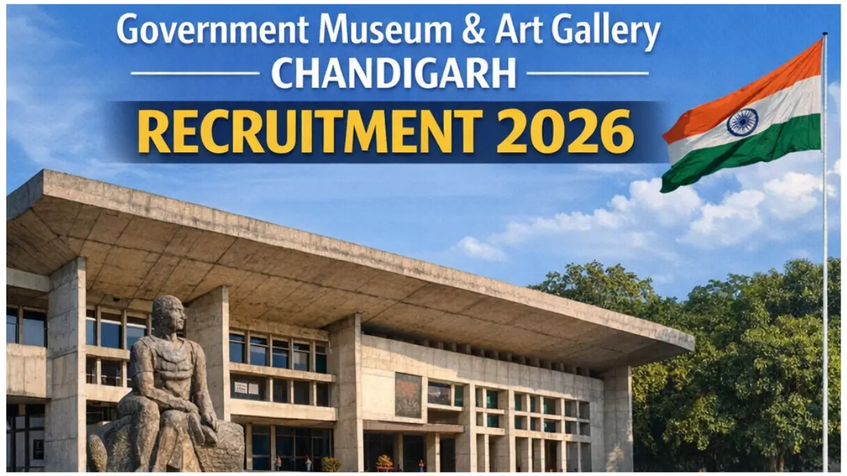 Chandigarh Govt Museum & Art Gallery Recruitment 2026: Notification Out ...
