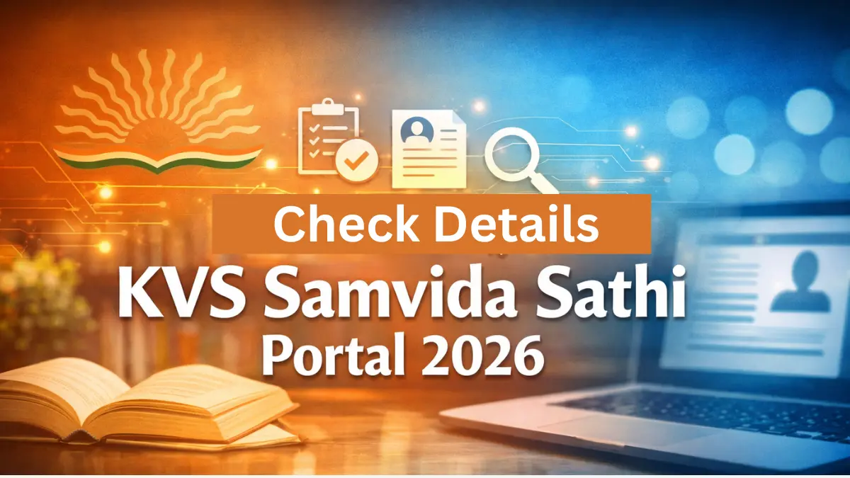 KVS Samvida Sathi Portal 2026: Online Registration for Contractual ...