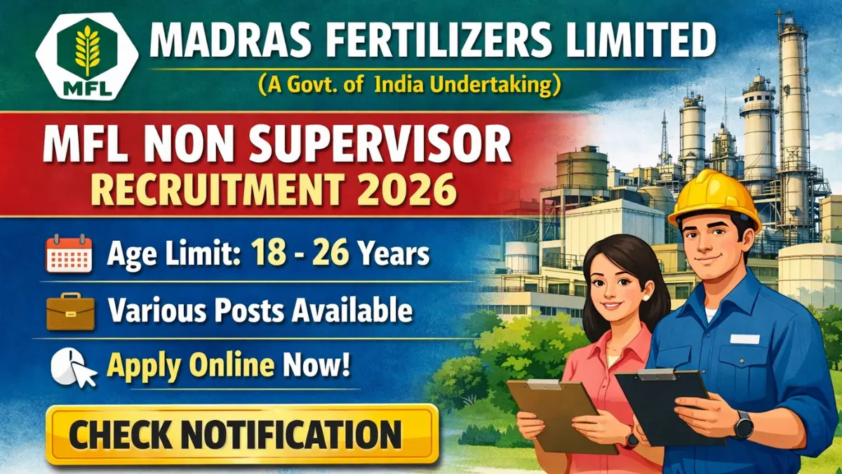 MFL Non Supervisor Recruitment 2026: Apply Online for Various Posts ...