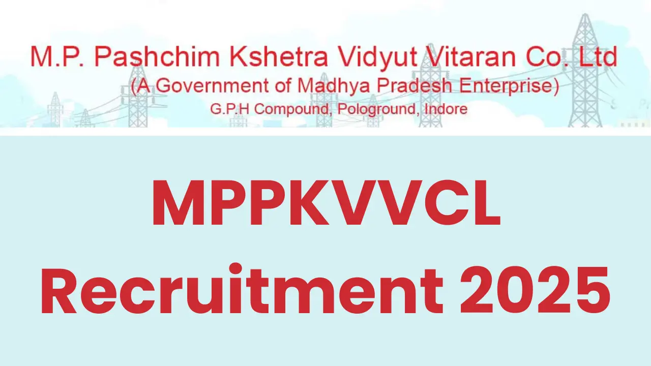 MPPKVVCL Recruitment 2025 Notification and Online Form for Various ...