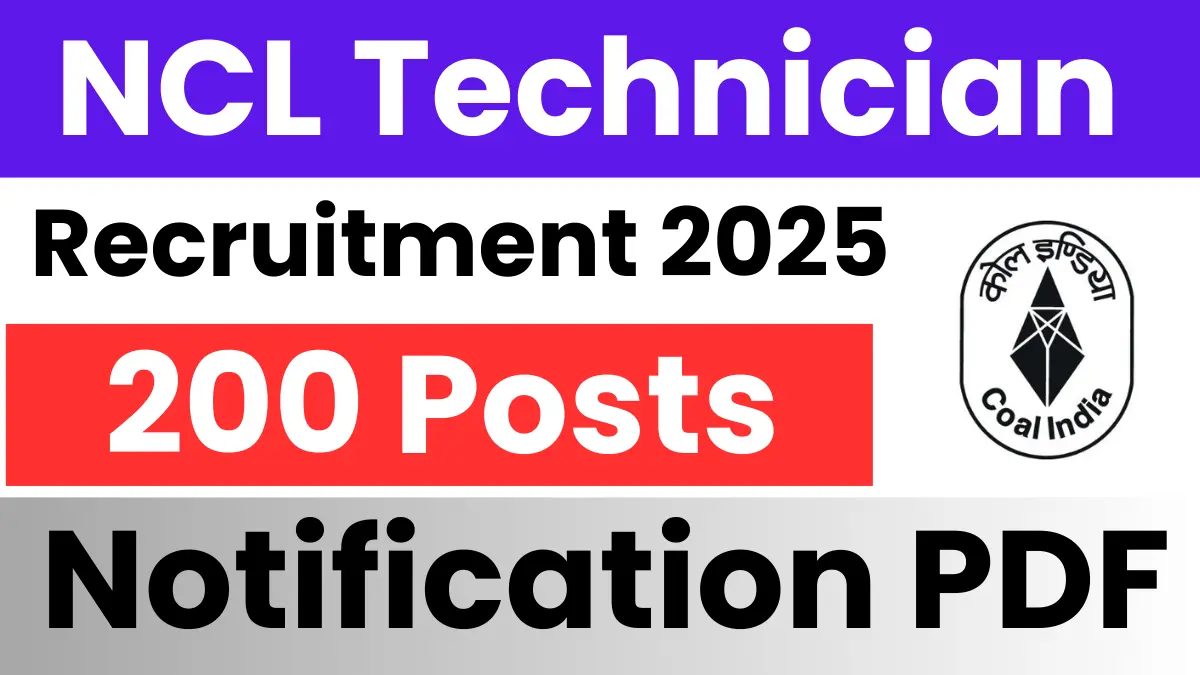 NCL Technician Recruitment 2025: Answer Key Out, Check Now, Direct Link ...
