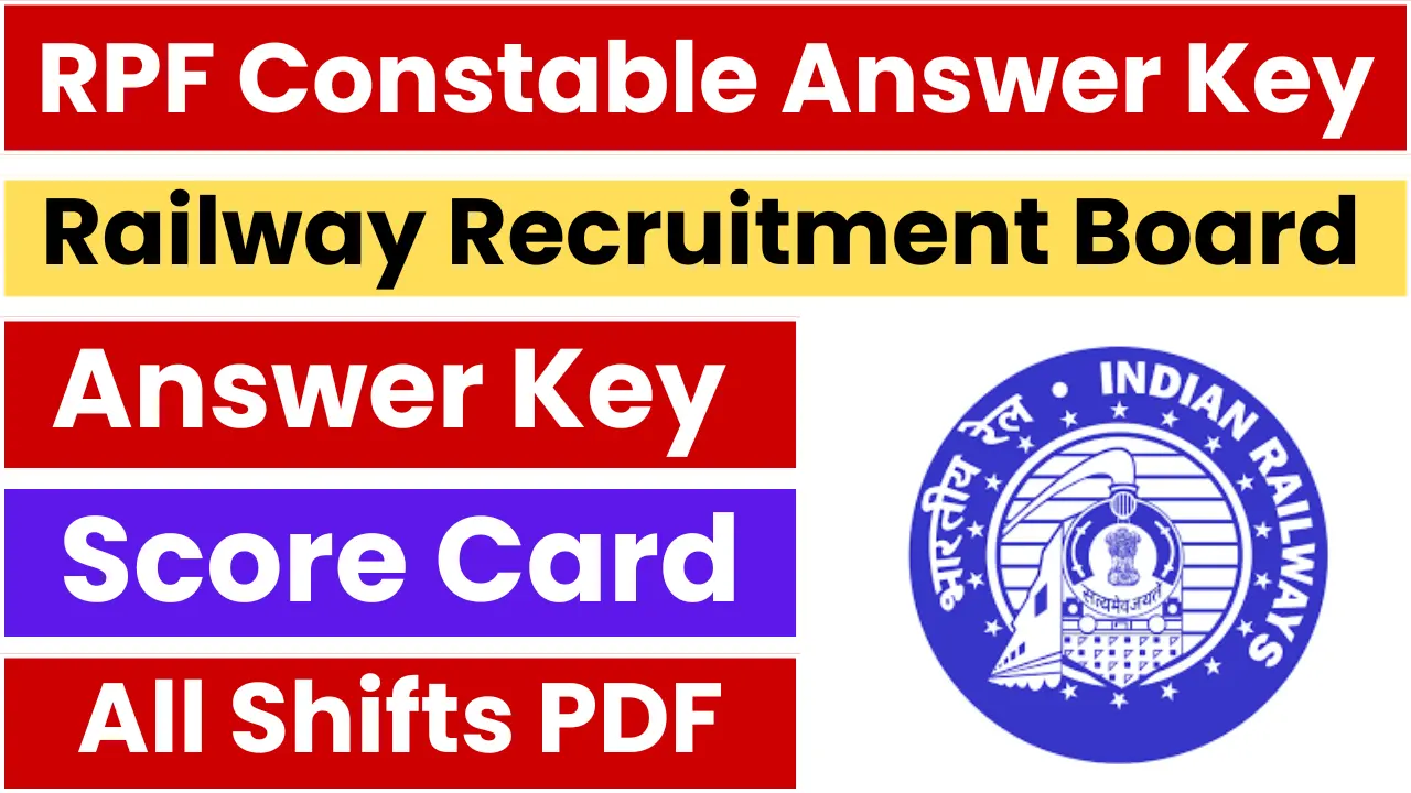 RPF Constable Answer Key 2025: Answer Key Out, Check Your Score Card ...