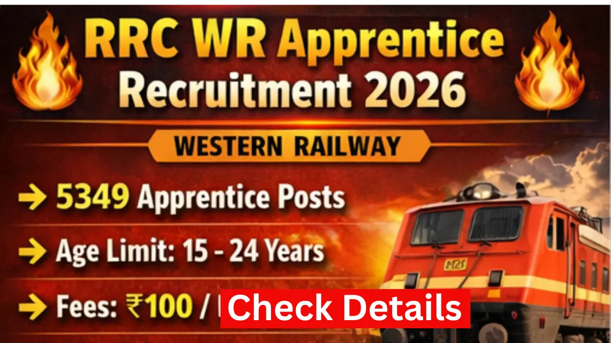 RRC WR Apprentice Recruitment 2026: Apply Online for 5349, Check ...