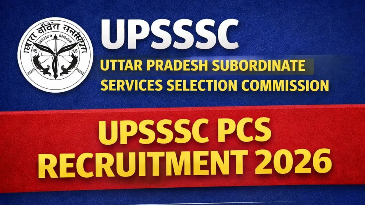 UPSSSC Lower PCS Recruitment 2026: Apply Online for 2587 Posts, Check ...