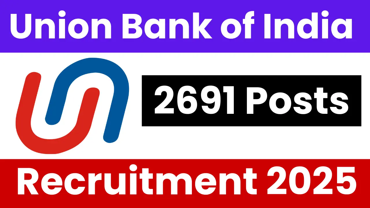 Union Bank of India Apprentice Recruitment 2025: Apply for 2691 Posts ...